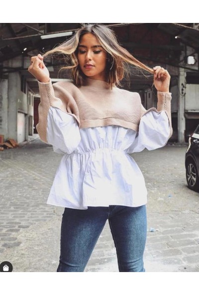 Üst Triko Alt Gömlek Bluz