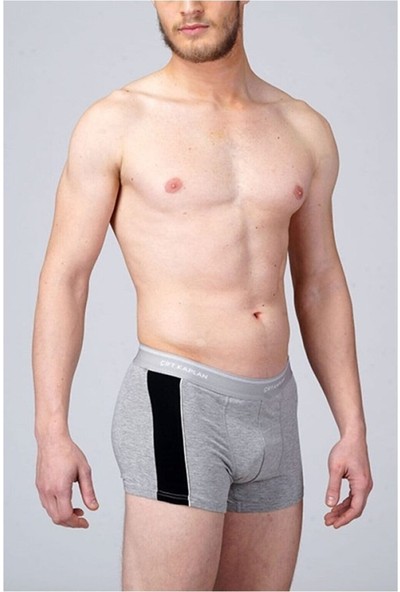 Çift Kaplan Erkek Gri Biyeli Elastanlı Boxer 850 Çift Kaplan Erkek Gri Biyeli Elastanlı Boxer 850