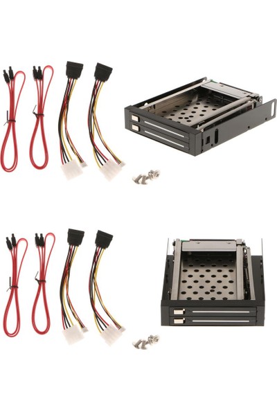 2xdual Bay 2.5 '' Sata Sabit Disk HDD SSD Treayless Caddy Dahili Mobil Raf 2xdual Bay 2.5 '' Sata Sabit Disk HDD SSD Treayless Caddy Dahili Mobil Raf