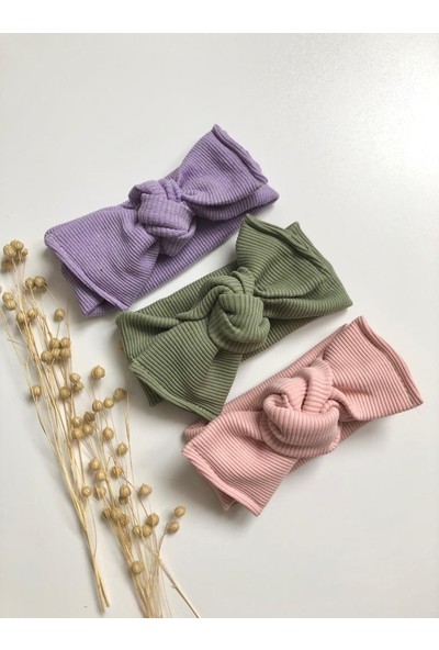 Babycool Kız Bebek Çocuk Ribana 3lü Bandana Seti