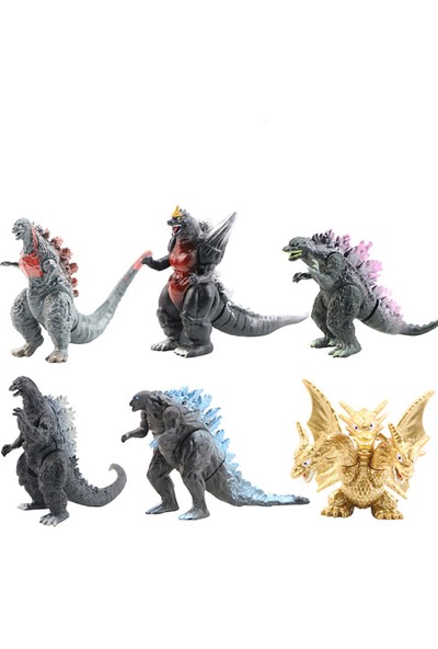 Allfun 6 Adet Şekil Oyuncak Godzilla Küçük Dinozor Canavar Modeli Süsler Yumurta Büküm Oyuncak (Yurt Dışından) Allfun 6 Adet Şekil Oyuncak Godzilla Küçük Dinozor Canavar Modeli Süsler Yumurta Büküm Oyuncak (Yurt Dışından)