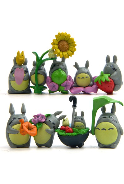 Allfun 9 Adet Hayao Miyazaki Meyve Modelleme Totoro Şekil (Yurt Dışından) Allfun 9 Adet Hayao Miyazaki Meyve Modelleme Totoro Şekil (Yurt Dışından)