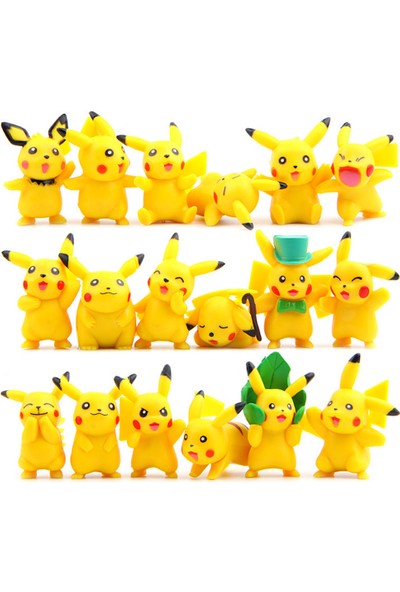 Allfun 18 Adet Pikachu Şekil Oyuncak Çocuk Mikro Peyzaj (Yurt Dışından) Allfun 18 Adet Pikachu Şekil Oyuncak Çocuk Mikro Peyzaj (Yurt Dışından)