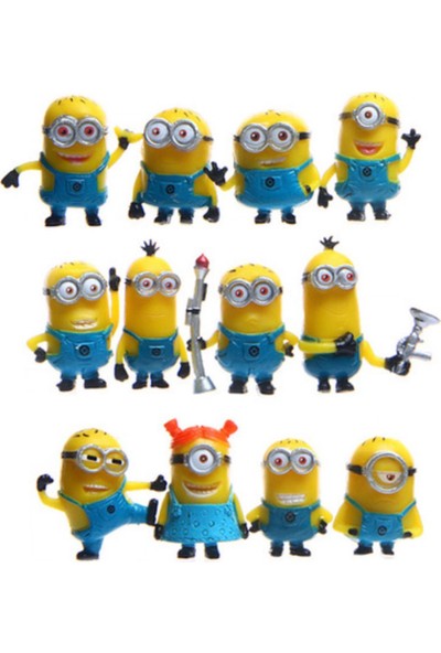 Allfun 12 Adet Mini Minions Despicable Me Şekil Oyuncak Mikro Manzara (Yurt Dışından) Allfun 12 Adet Mini Minions Despicable Me Şekil Oyuncak Mikro Manzara (Yurt Dışından)