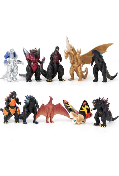 Allfun 10 Adet Godzilla Canavar Dinozor Şekil Oyuncak (Yurt Dışından) Allfun 10 Adet Godzilla Canavar Dinozor Şekil Oyuncak (Yurt Dışından)