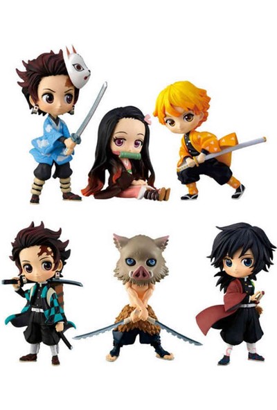 Allfun 6 Adet Iblis Avcısı Kamado Nezuko Agatsuma Zenitsu Şekil Oyuncak Toplama Modeli (Yurt Dışından) Allfun 6 Adet Iblis Avcısı Kamado Nezuko Agatsuma Zenitsu Şekil Oyuncak Toplama Modeli (Yurt Dışından)