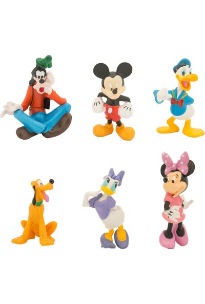 Allfun 6 Adet Mickey Minnie Goofy Pluto Donald Şekil Oyuncak Modeli (Yurt Dışından) Allfun 6 Adet Mickey Minnie Goofy Pluto Donald Şekil Oyuncak Modeli (Yurt Dışından)