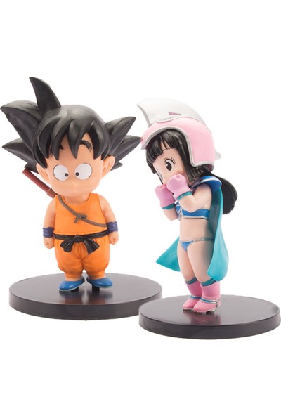 Allfun 2 Adetgrup Dragon Ball Çocukluk Son Goku Chichi Şekil Oyuncak Karikatür (Yurt Dışından) Allfun 2 Adetgrup Dragon Ball Çocukluk Son Goku Chichi Şekil Oyuncak Karikatür (Yurt Dışından)