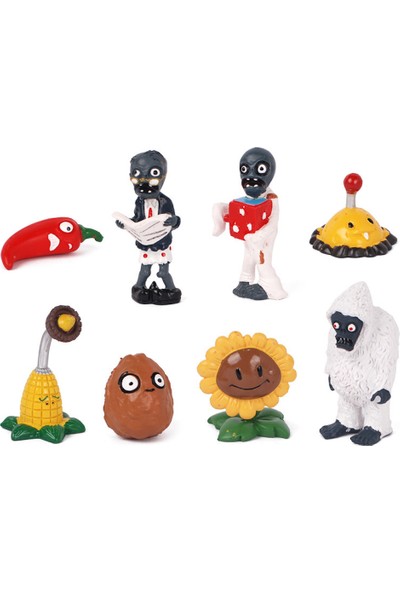 Allfun 8 Adet Pvz Duvar-Somun Bitkiler Vs Zombi Şekil Oyuncak Dekorasyon (Yurt Dışından) Allfun 8 Adet Pvz Duvar-Somun Bitkiler Vs Zombi Şekil Oyuncak Dekorasyon (Yurt Dışından)