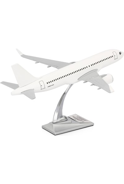 Zekupp Airbus A320 Model Uçak, 1/100 Beyaz Elit Maket Uçak Zekupp Airbus A320 Model Uçak, 1/100 Beyaz Elit Maket Uçak