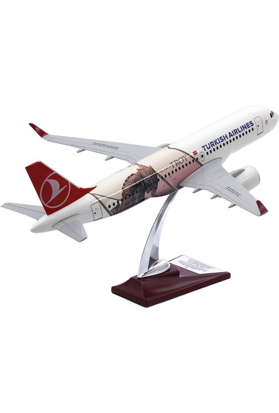 Zekupp Airbus A320 Model Uçak, 1/100 Thy Troya Tasarımlı Uçak Maketi Zekupp Airbus A320 Model Uçak, 1/100 Thy Troya Tasarımlı Uçak Maketi