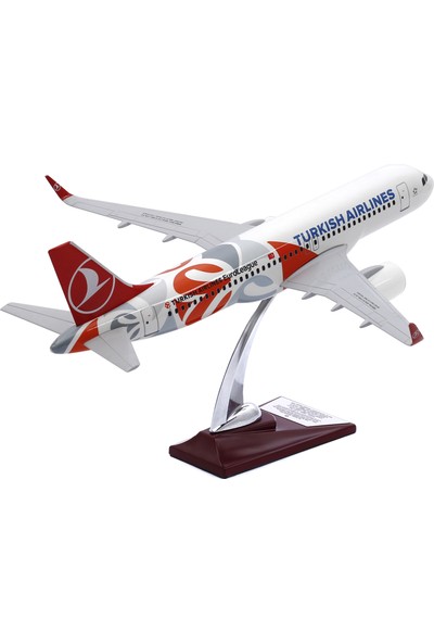 Zekupp Airbus A320 Model Uçak, 1/100 Thy Euroleague Uçak Maketi Zekupp Airbus A320 Model Uçak, 1/100 Thy Euroleague Uçak Maketi