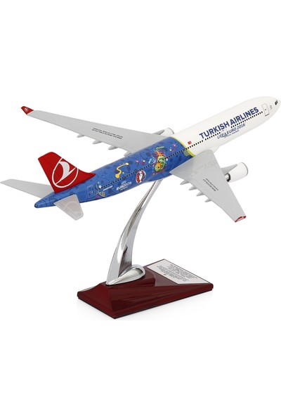 Zekupp Thy A330-300 1/200 - Uefa Euro 2016 Livery Maket Uçak