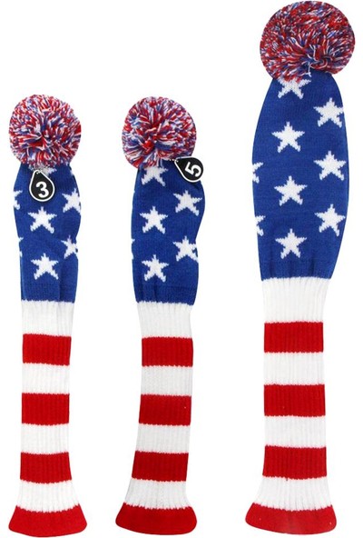 Zwinz 3 Parça Golf Ahşap Kafa Kapak (Yurt Dışından)