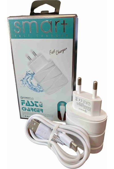 Happy Junior 3A (Type-C) Smart Travel Fast Hızlı Şarj Aleti ART-A30-A27 Happy Junior 3A (Type-C) Smart Travel Fast Hızlı Şarj Aleti ART-A30-A27