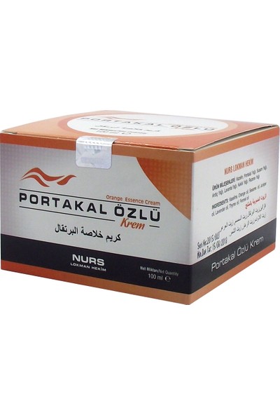 Siftaholsun Portakal Özlü Krem 100 ml