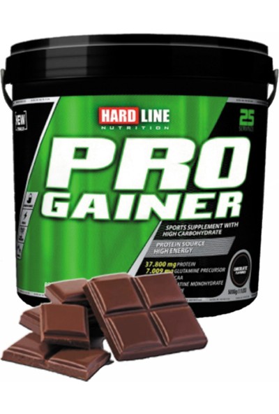 Hardline Çikolata Aromalı Progainer 5000 gr Mass Gainer Hardline Çikolata Aromalı Progainer 5000 gr Mass Gainer