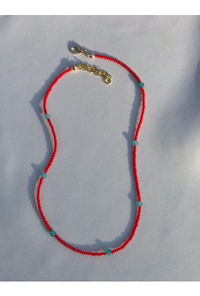 Vega Ceyt Taşlı Boncuk Kolye