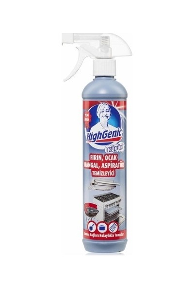 HighGenic Fırın Ocak Mangal Aspiratör Temizliği 750 ml