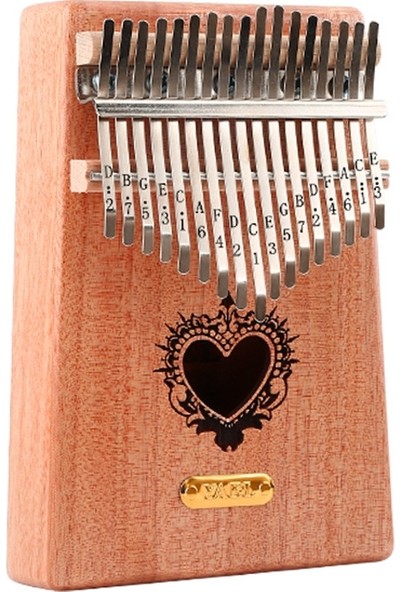 Generic 17 Tonlu Parmak Piyano Kalp Şeklinde Delik Generic 17 Tonlu Parmak Piyano Kalp Şeklinde Delik