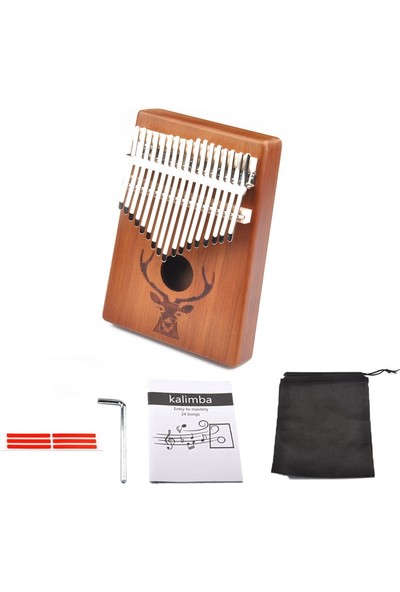 Generic 17-Ton Geyik Kalimba Başparmak Piyano Retro Kiti Generic 17-Ton Geyik Kalimba Başparmak Piyano Retro Kiti