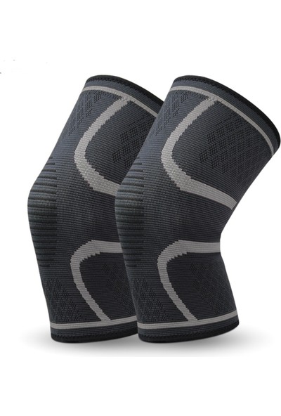 KKmoon 2 Adet Erkek Kadın Dizlik Diz Sıkıştırma Kollu Örme (Yurt Dışından)