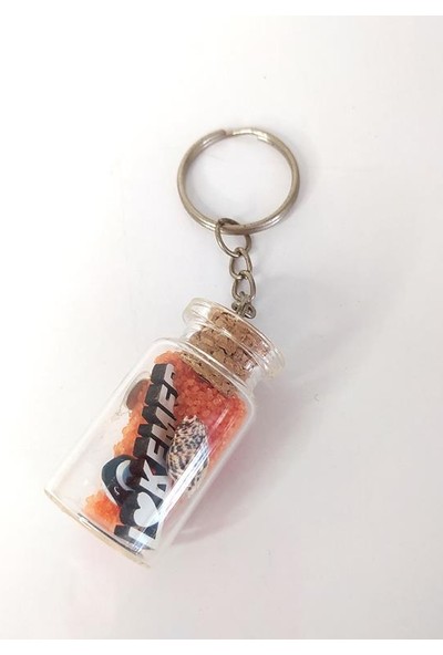 Hd Marketim Cam Şişe Anahtarlık Çanta Süsü Buzdolabı Süsü Mıknatıslı 10854