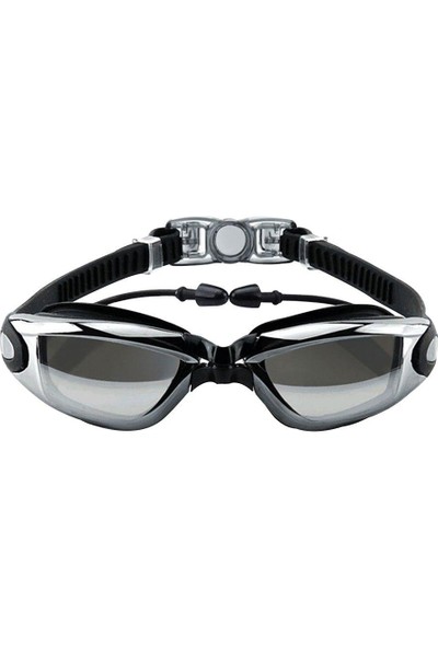 Schulzz Youyou Unisex Anti-Sis Yüzücü Gözlüğü Siyah -Deniz Havuz Gözlüğü Siyah