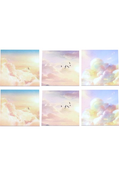 Deyuer 2 Çanta Yapışkan Not Çok Kullanımlı Yağlıboya Stil Kağıt Güçlü Yapışkan Ay Memo Pad Okul Malzemeleri Deyuer 2 Çanta Yapışkan Not Çok Kullanımlı Yağlıboya Stil Kağıt Güçlü Yapışkan Ay Memo Pad Okul Malzemeleri