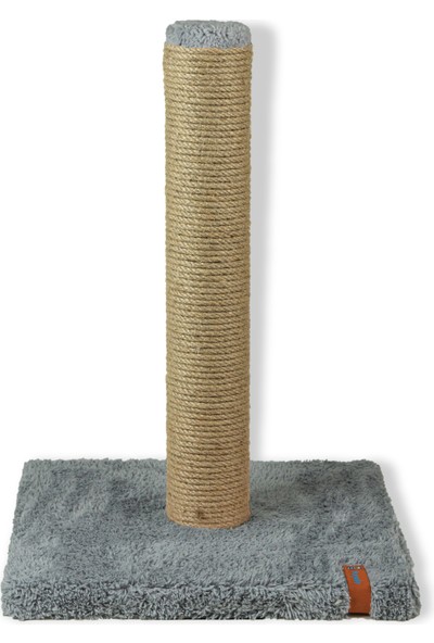 Pugalo Tırmalama Ekonomik Tırmalama Tahtası 42 cm Peluş Tırmalama Tahtası Gri