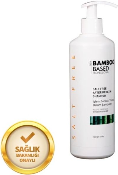 Bamboo Işlem Sonrası Tuzsuz Bakım Şampuan