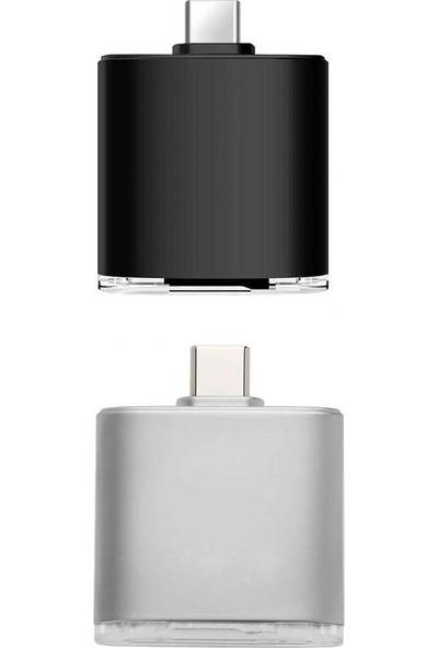 2 Parça USB Tip-C Sd Kart Okuyucu, Usb-C Otg Kart Adaptörleri Için
