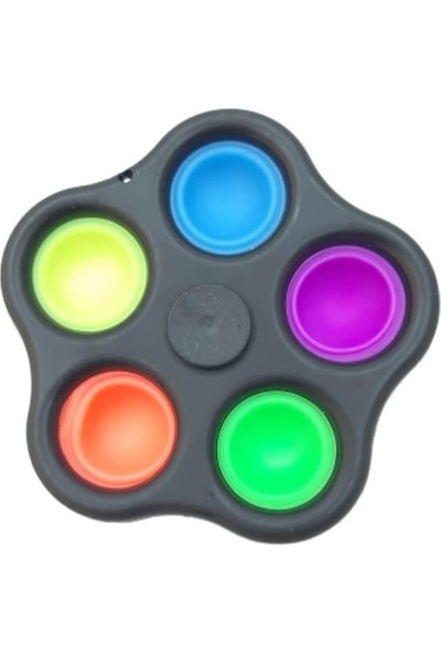 Savas Grup Pop It Stres Çarkı, Duyusal Pop It Renkli Stres Çarkı, 2021 Fidget Stres Çarkı