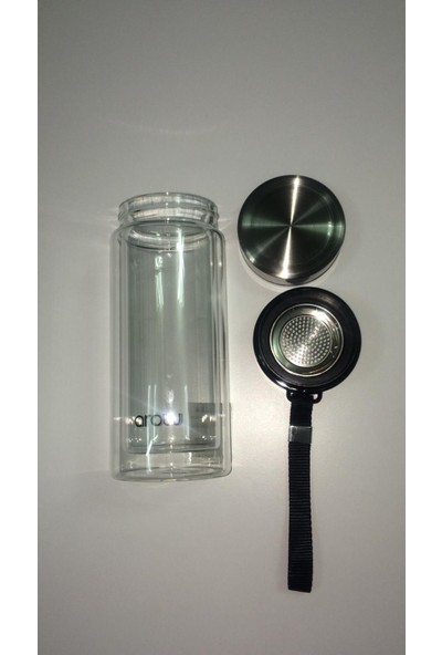 Arow Çift Cidarlı Cam Termos