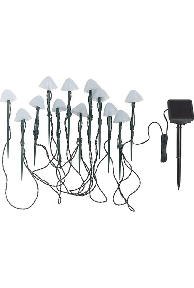 Süslemeler Gazebo Açık Mantar Dekoratif Renkli 30 LED Süslemeler Gazebo Açık Mantar Dekoratif Renkli 30 LED