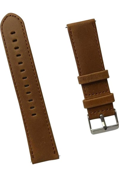 Izle Kayış Grubu Hakiki Deri Toka Bahar Barları 22MM Spor Bilek Kayışı Kahverengi Izle Kayış Grubu Hakiki Deri Toka Bahar Barları 22MM Spor Bilek Kayışı Kahverengi
