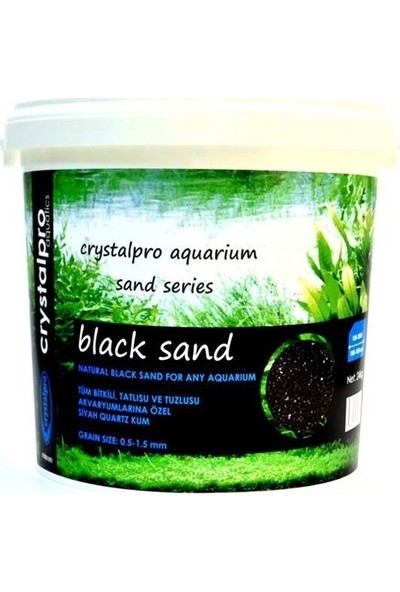 Crystalpro Black Sand Hagen Bitki Kumu Kum 25 kg Kova Crystalpro Black Sand Hagen Bitki Kumu Kum 25 kg Kova