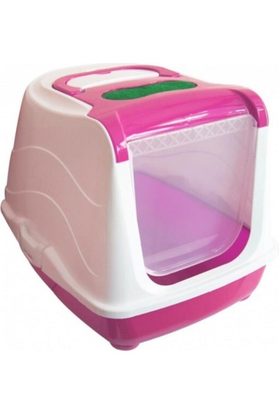 Mio 1. Sınıf Kapalı Kedi Tuvaleti Pembe Mio 1. Sınıf Kapalı Kedi Tuvaleti Pembe