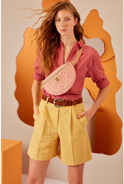 Pierre Cardin Turuncu Kadın Bel Çantası 05PO22Y1645
