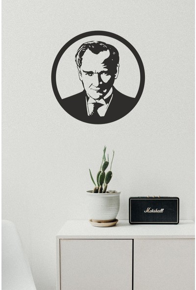 Leylaser Atatürk Dekor Tablo Mdf Ahşap Lazer Kesim