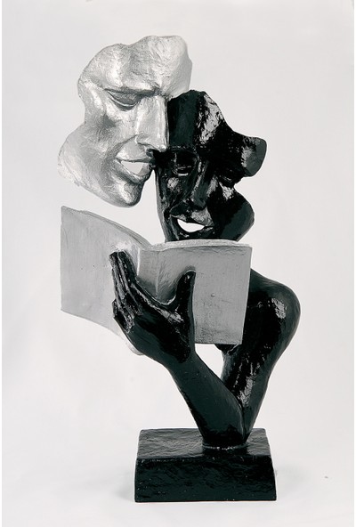 My Art Collection My Art Collection, Kitap Okuyan Çift Biblo My Art Collection My Art Collection, Kitap Okuyan Çift Biblo