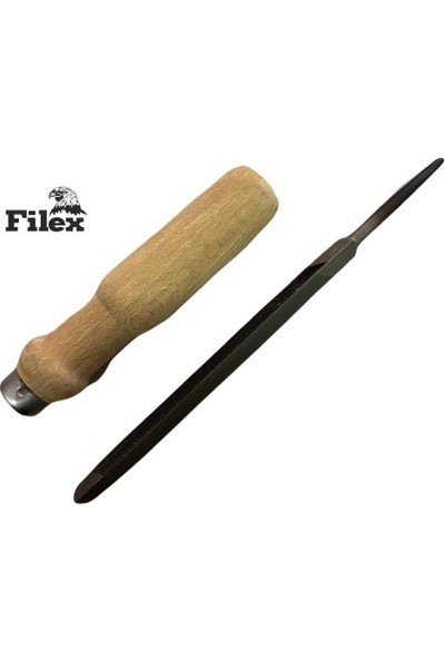 Fatih Bahçe Filex Üçgen Eğe Kalın Diş (Taper) Boy 200 mm