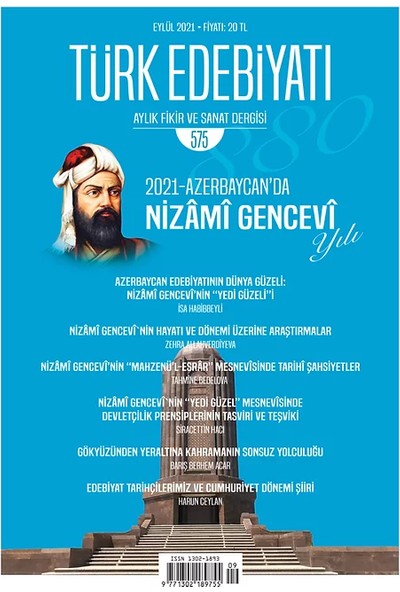 Türk Edebiyatı Dergisi 575.SAYI Eylül 2021 Türk Edebiyatı Dergisi 575.SAYI Eylül 2021
