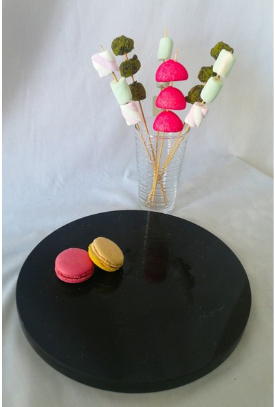 Peramarble Black Mirror Quartz Sunum Tepsisi Peramarble Black Mirror Quartz Sunum Tepsisi