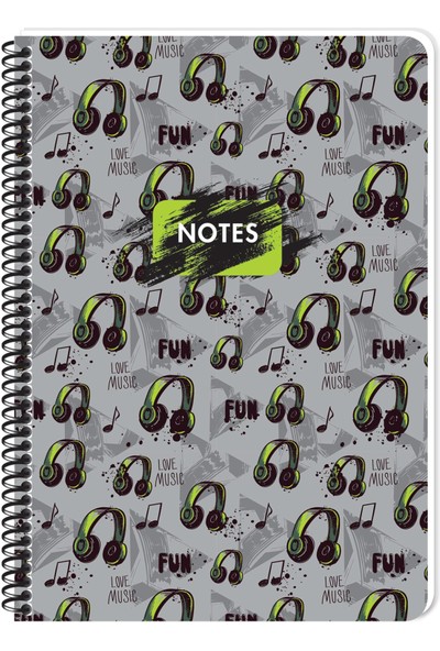 Keskin Color A4 Çizgili Defter Cool Boys - Gri Keskin Color A4 Çizgili Defter Cool Boys - Gri