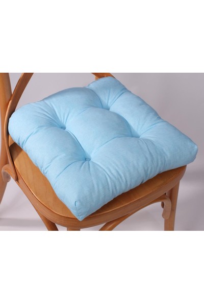 Lina Pofidik Sandalye Minderi Özel Dikişli Bağcıklı 40 x 40 cm Lina Pofidik Sandalye Minderi Özel Dikişli Bağcıklı 40 x 40 cm
