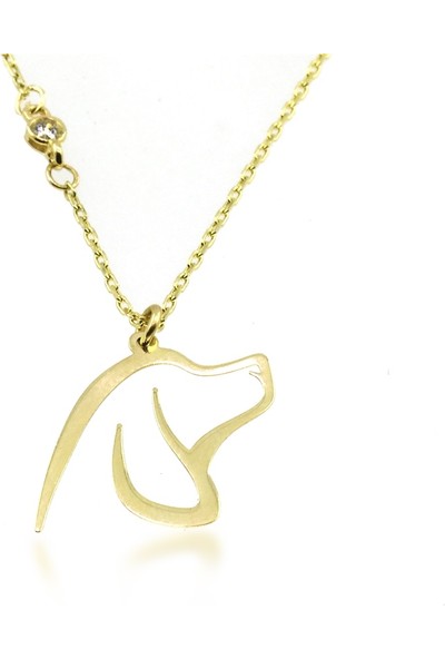 Altınkaynak 14 Ayar Kopek Figürlü Altın Kolye