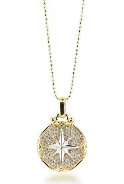 Altınkaynak 14 Ayar Kuzey Yıldızı Altın Kolye