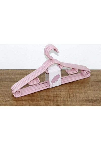 Tvet 6 Adet Plastik Elbise Askısı Gömlek Bluz Kıyafet Askısı T40427