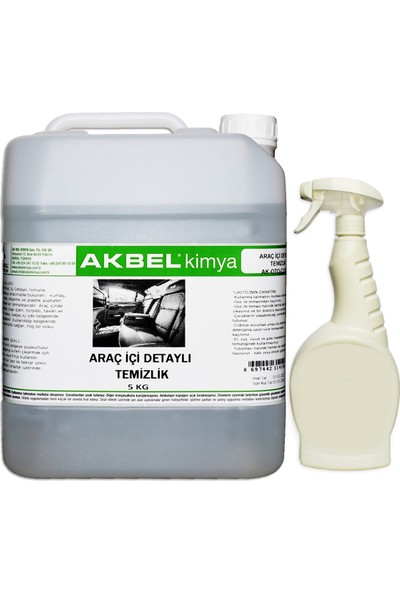 Akbel Araç İçi Detaylı Temizlik 5 Kg+Uygulama Spreyi Akbel Araç İçi Detaylı Temizlik 5 Kg+Uygulama Spreyi